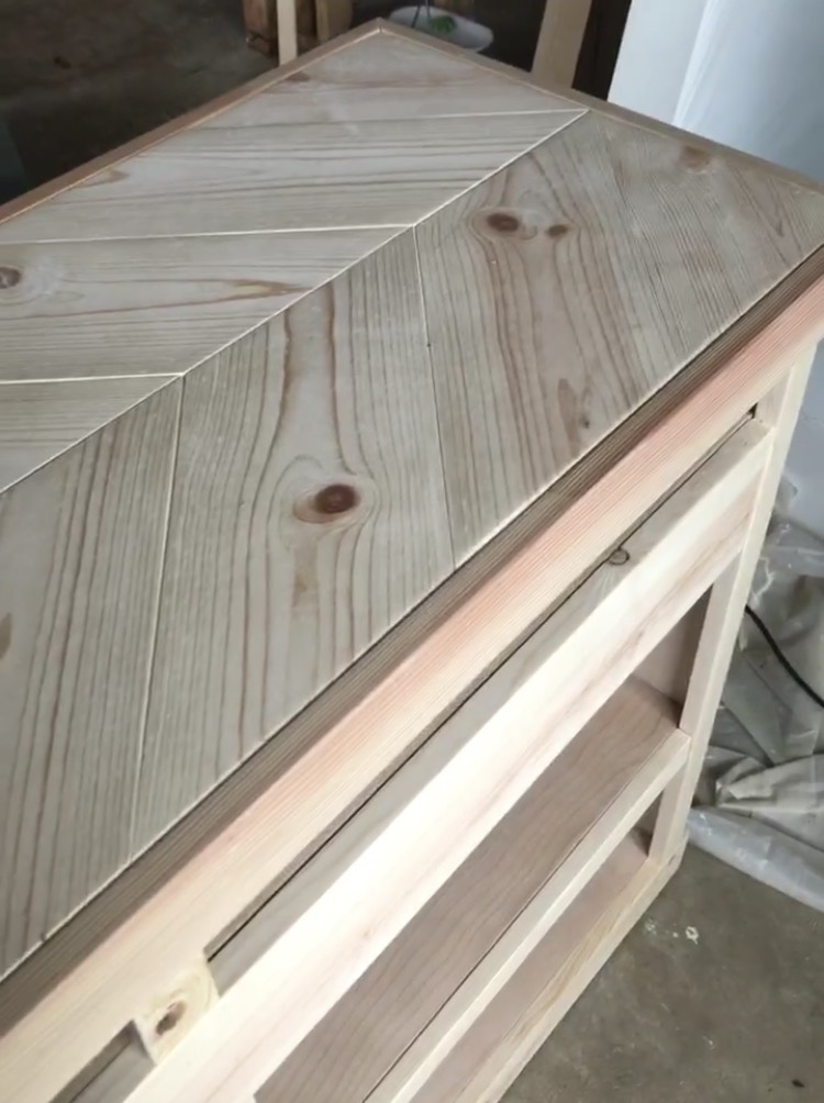 DIY Sliding Door TV Console with Media Shelves - Build and Create Home